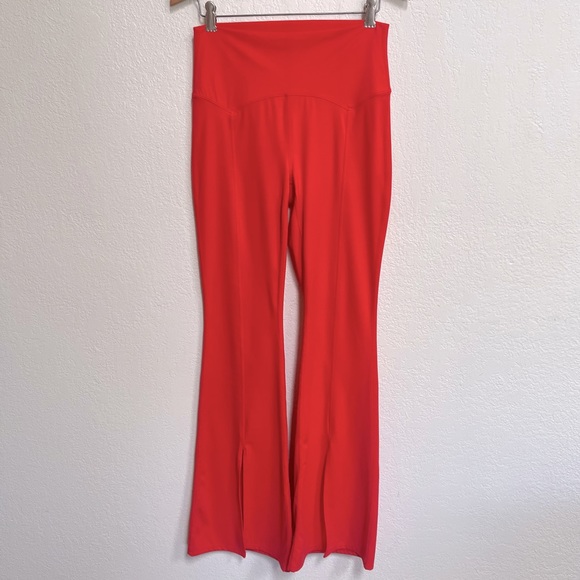 JoyLab | Pants & Jumpsuits | Joy Lab Orange High Rise Flare Slit Leg ...
